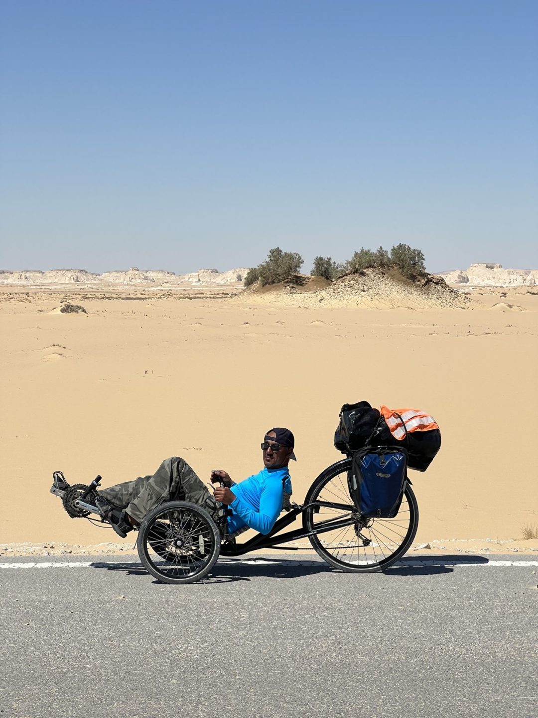 Vagabonding triker cycling through Sahara | Recumbent.news