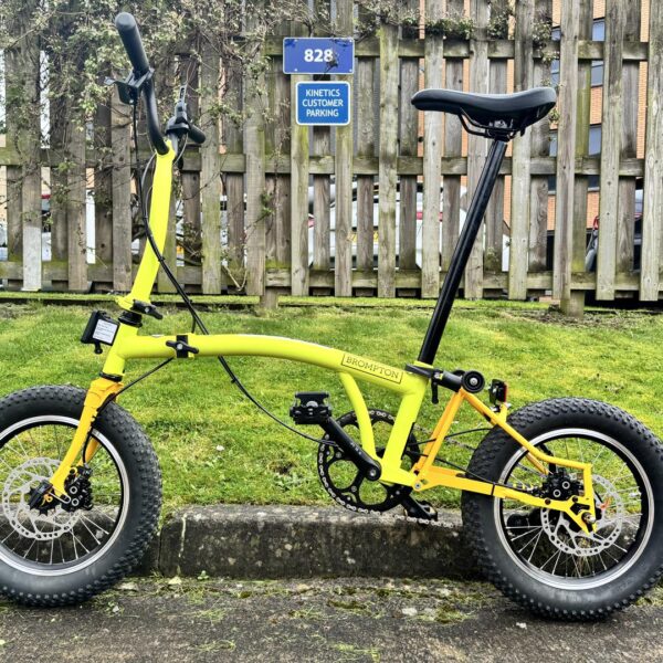 Transforming legendary Brompton folding bike into a recumbent ...